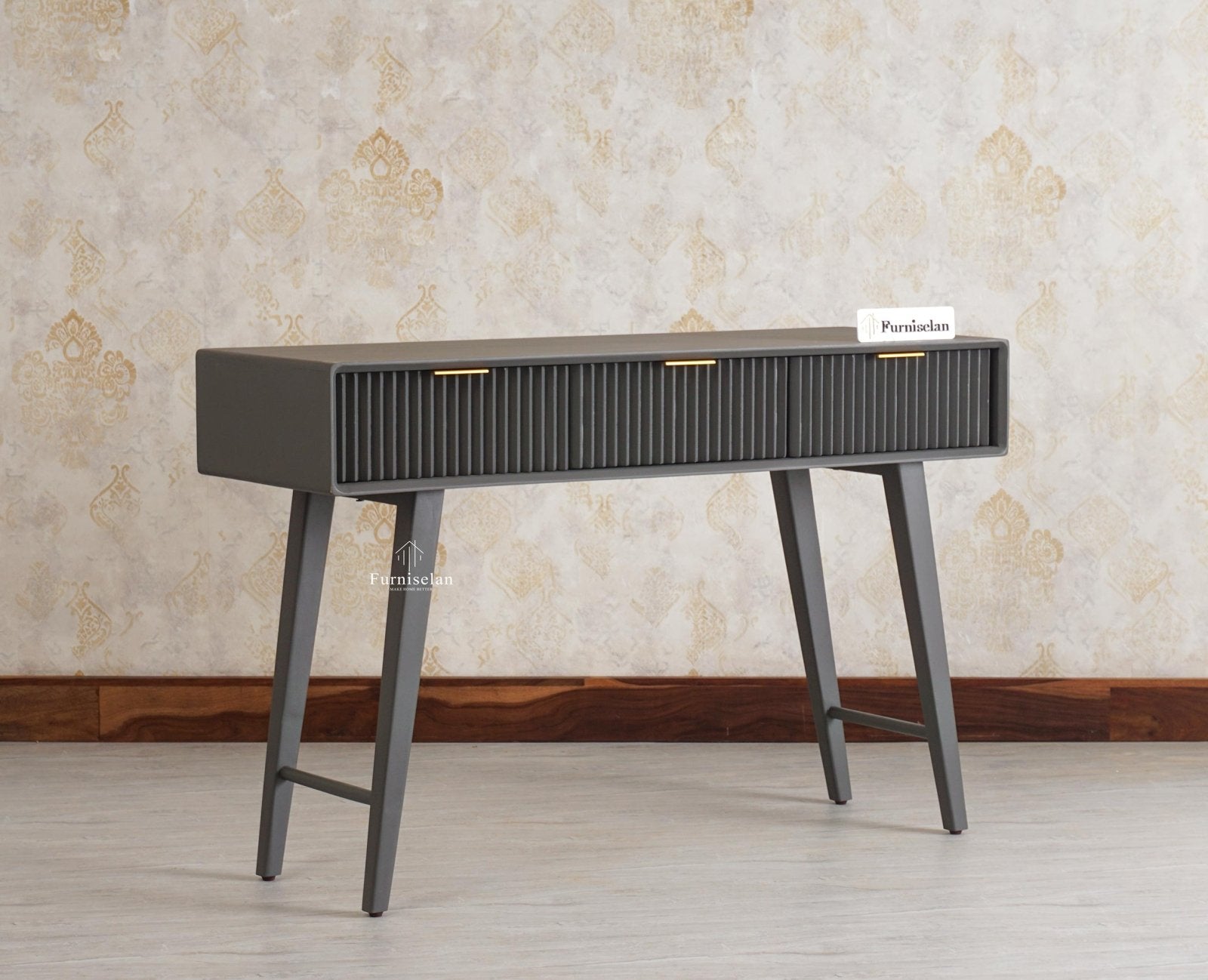 Buy Online Bengaluru Solid Wood 3 Drawer Console Table