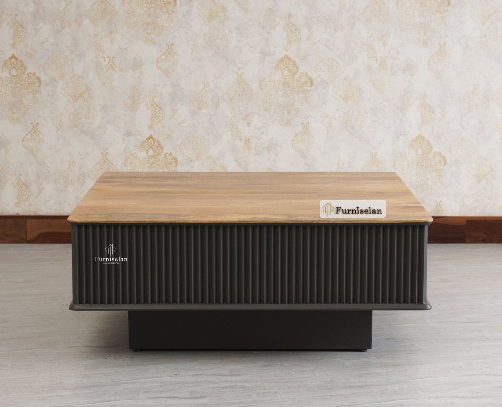 Bengaluru Solid Wood Square Coffee Table