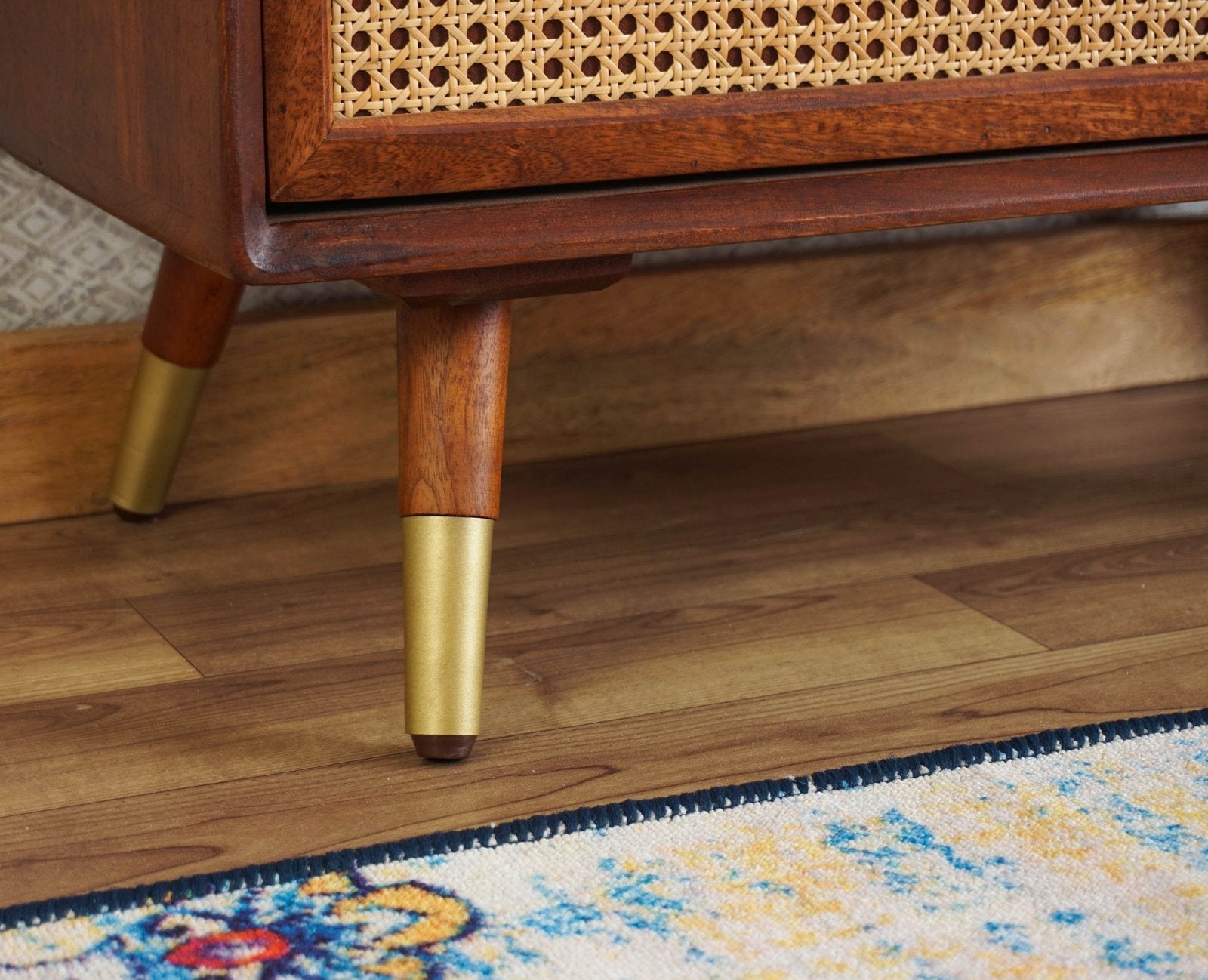 Buy Online Boston Solid Wood Rattan Cane Dressing Table