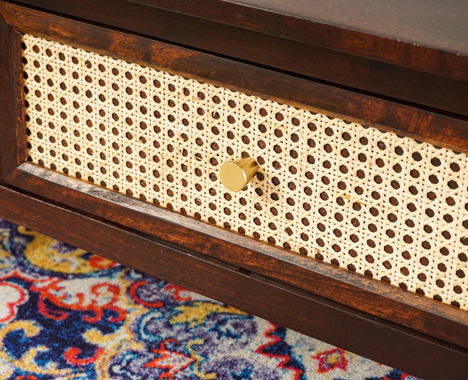 Buy Online Boston Rattan Cane One Drawer Coffee Table