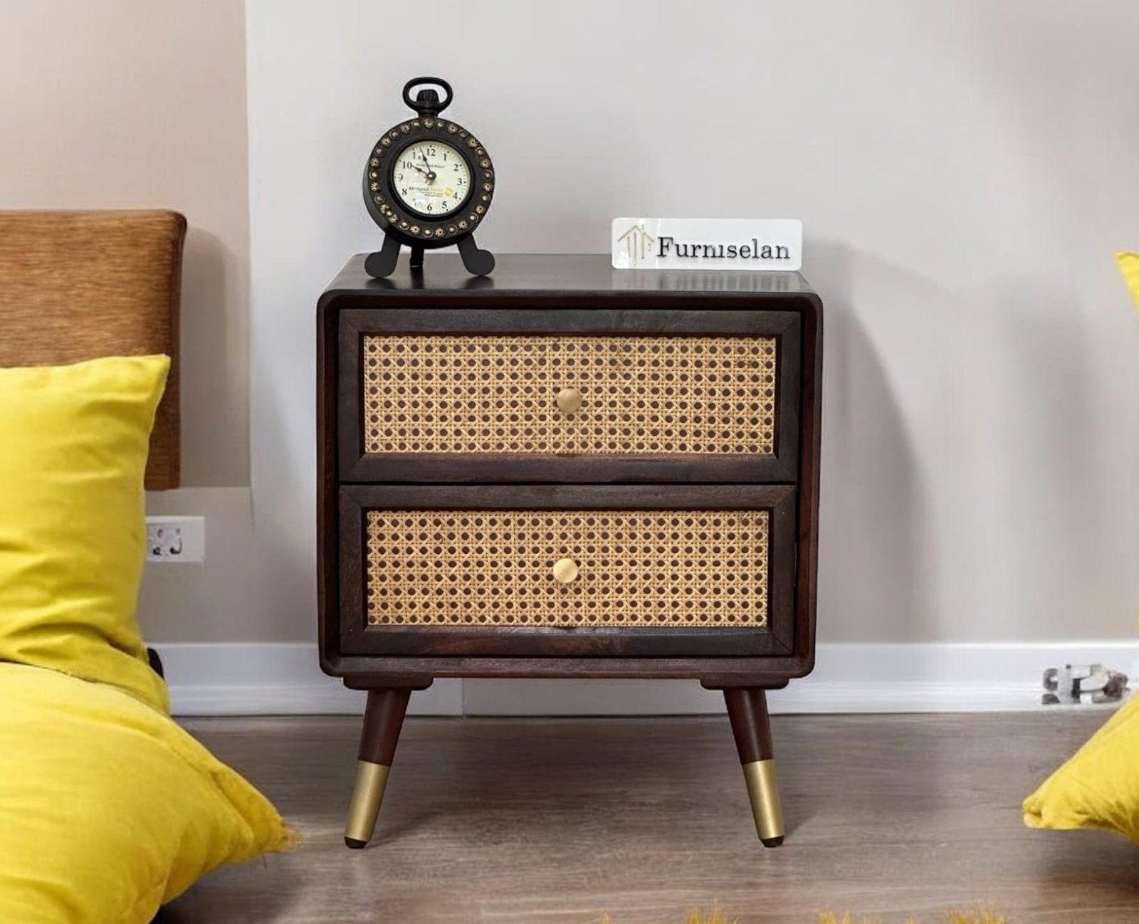 Buy Two Drawer Bedside Table Online on Furniselan Best price