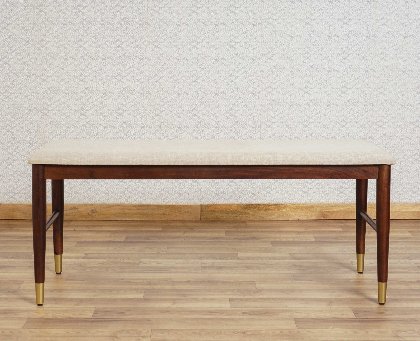 Boston Solid Wood Three Seater Bench