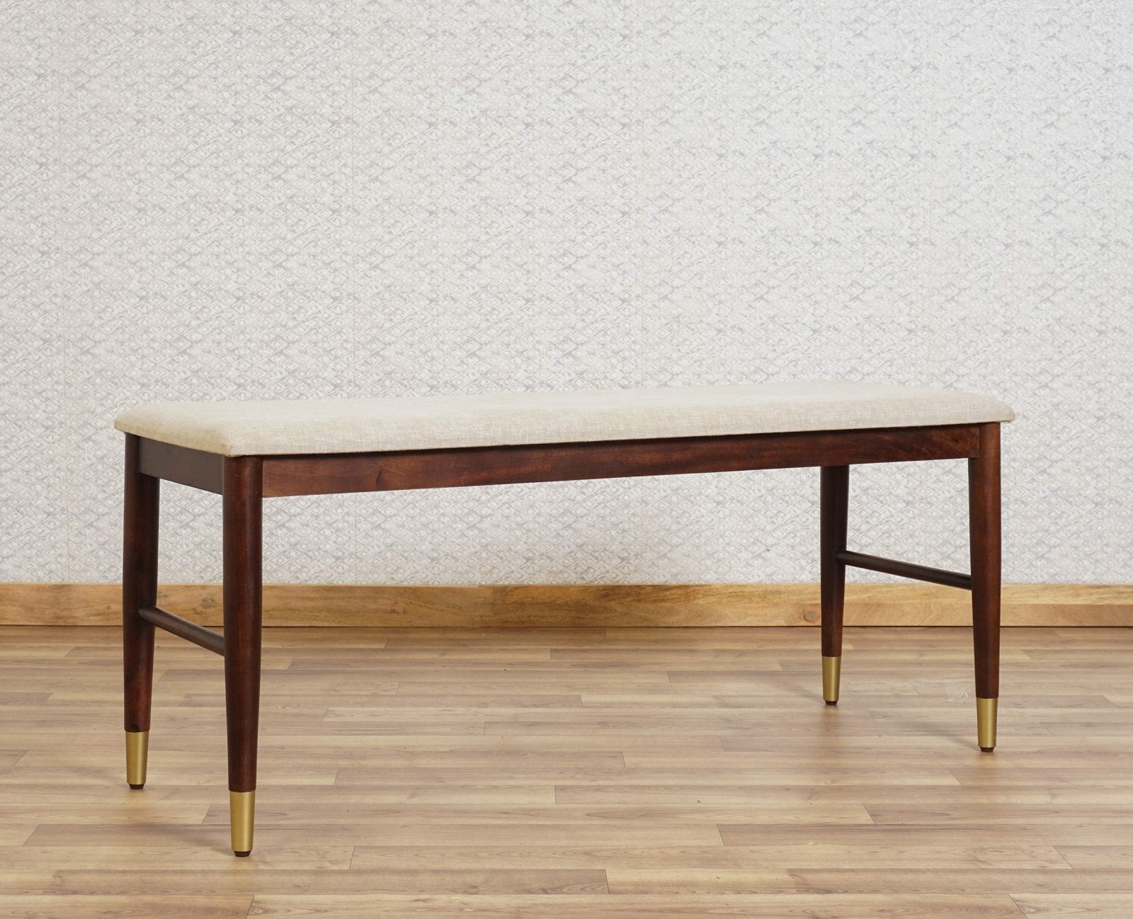 Boston Solid Wood Three Seater Bench