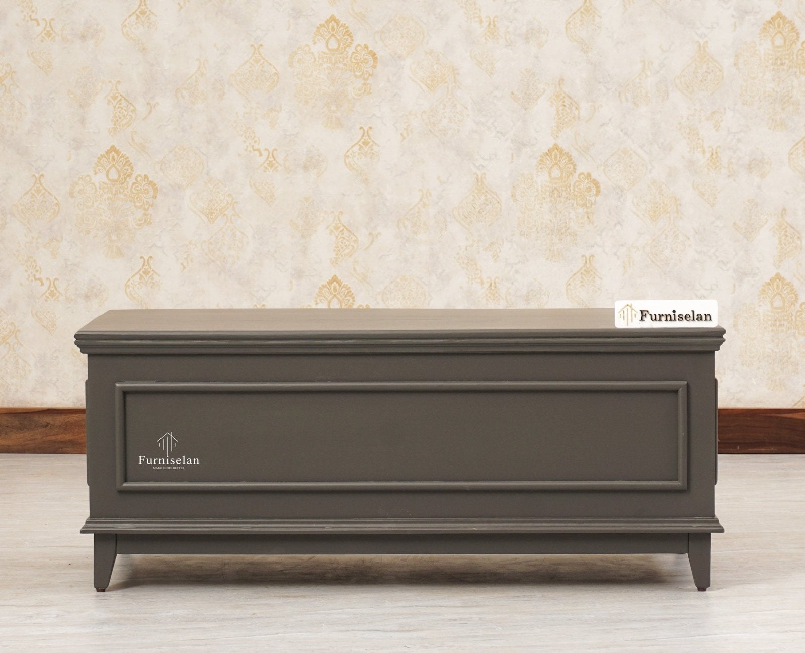 Buy Online Colva Solid wood Storage Trunk Box