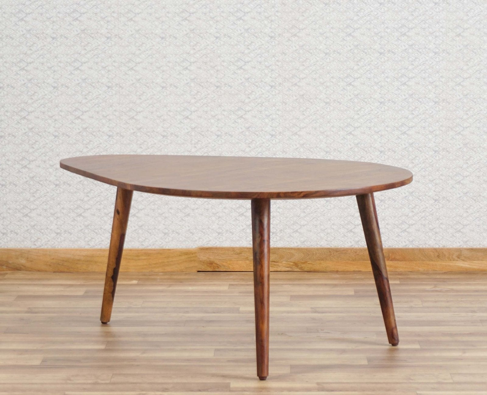 Pearl Solid Wood Triangle Coffee Table