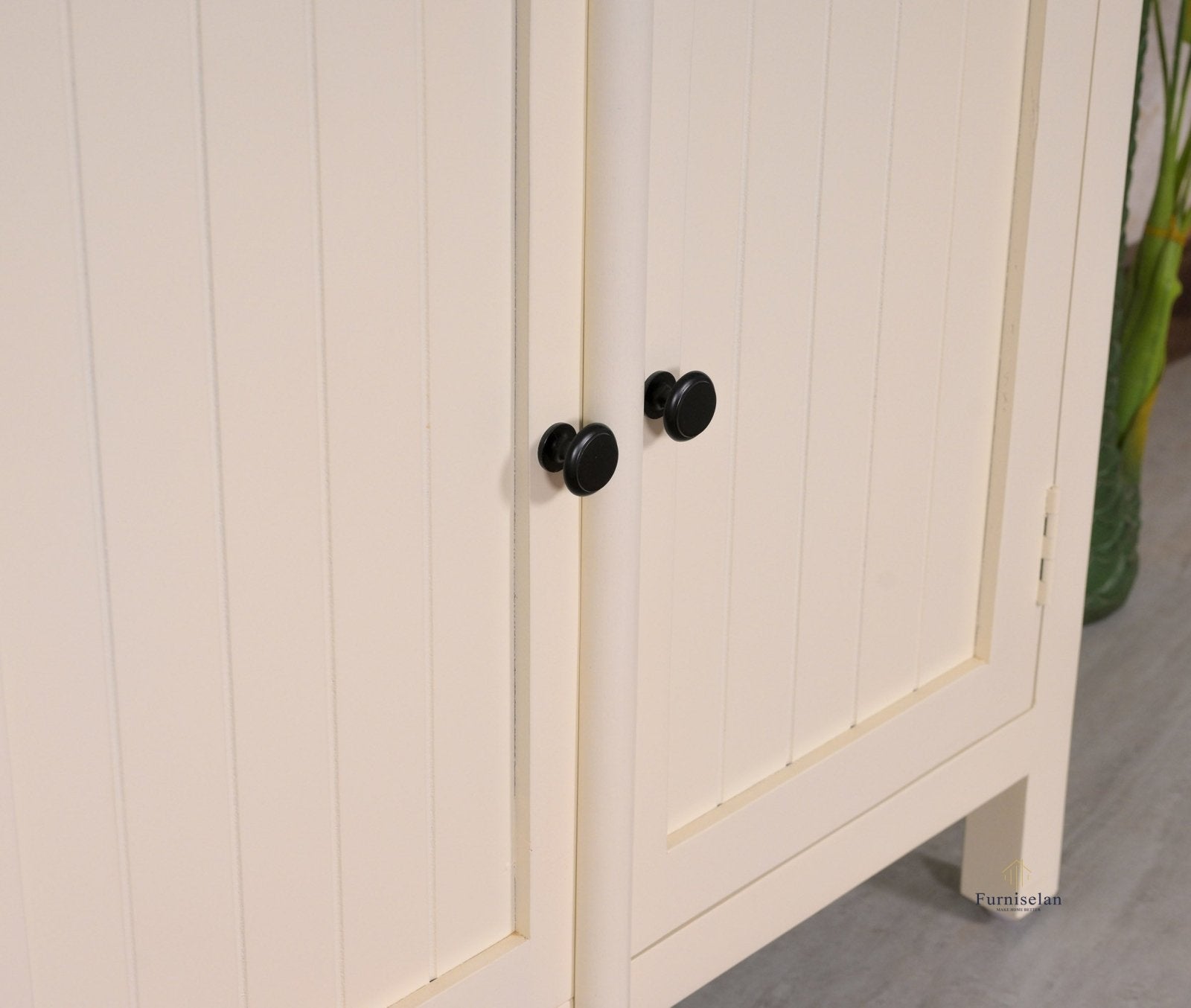 Buy Online Spain Solid Mango Wood Sideboard Cabinet- 4 Doors