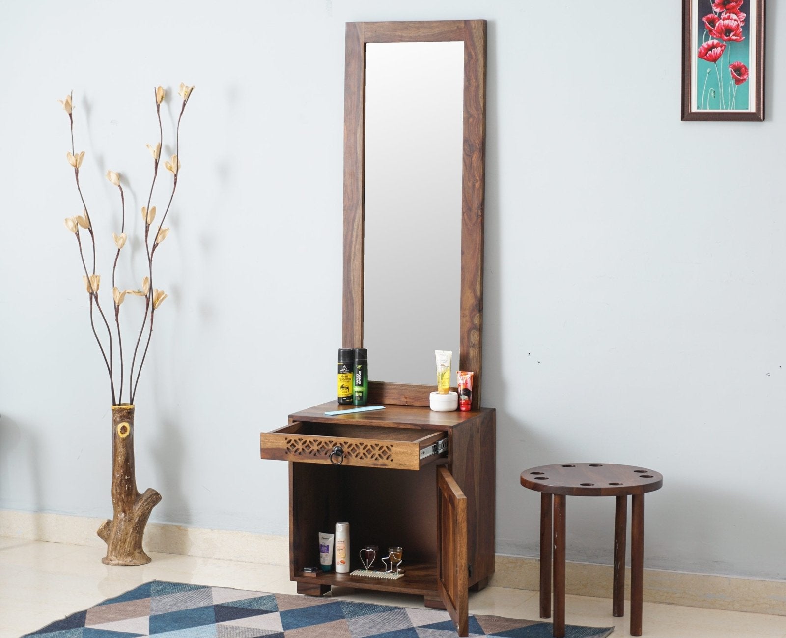 Buy Online Accra Sheesham Wood Dressing Table