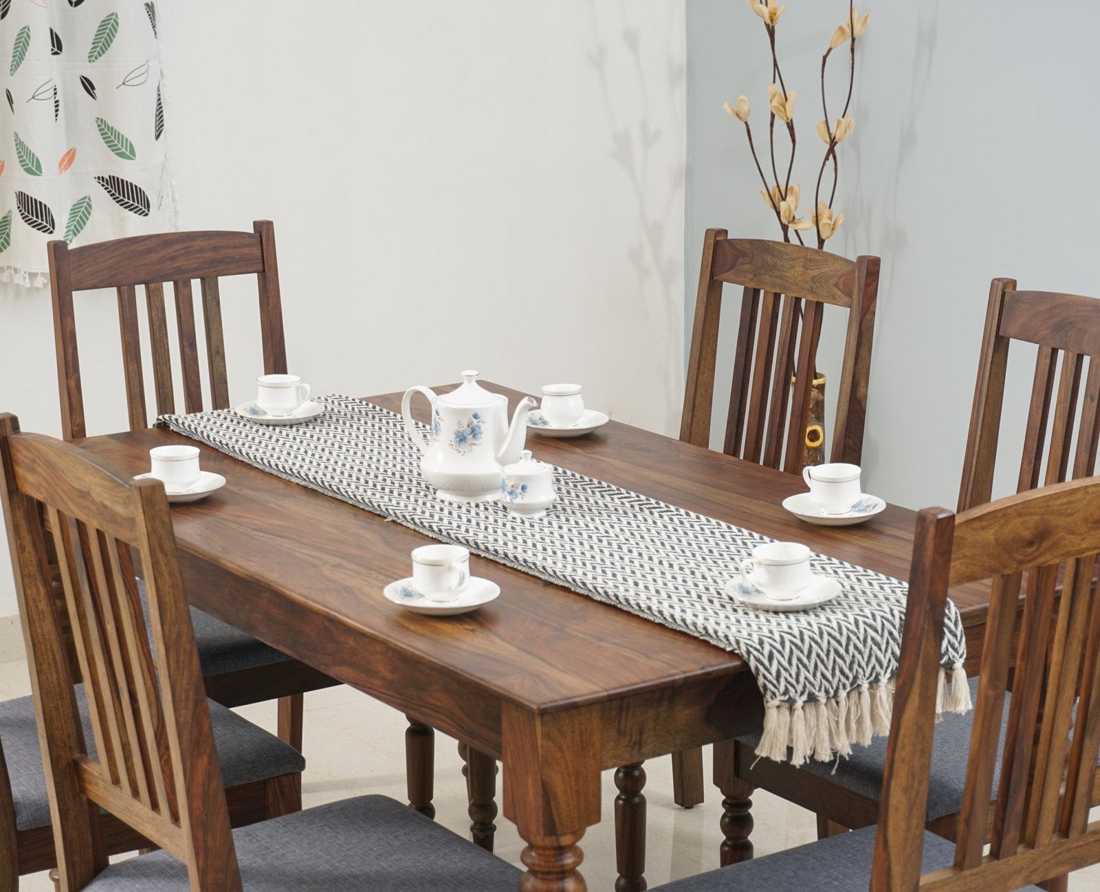 Belgium 6 Seater Dining Set With 6 Chairs