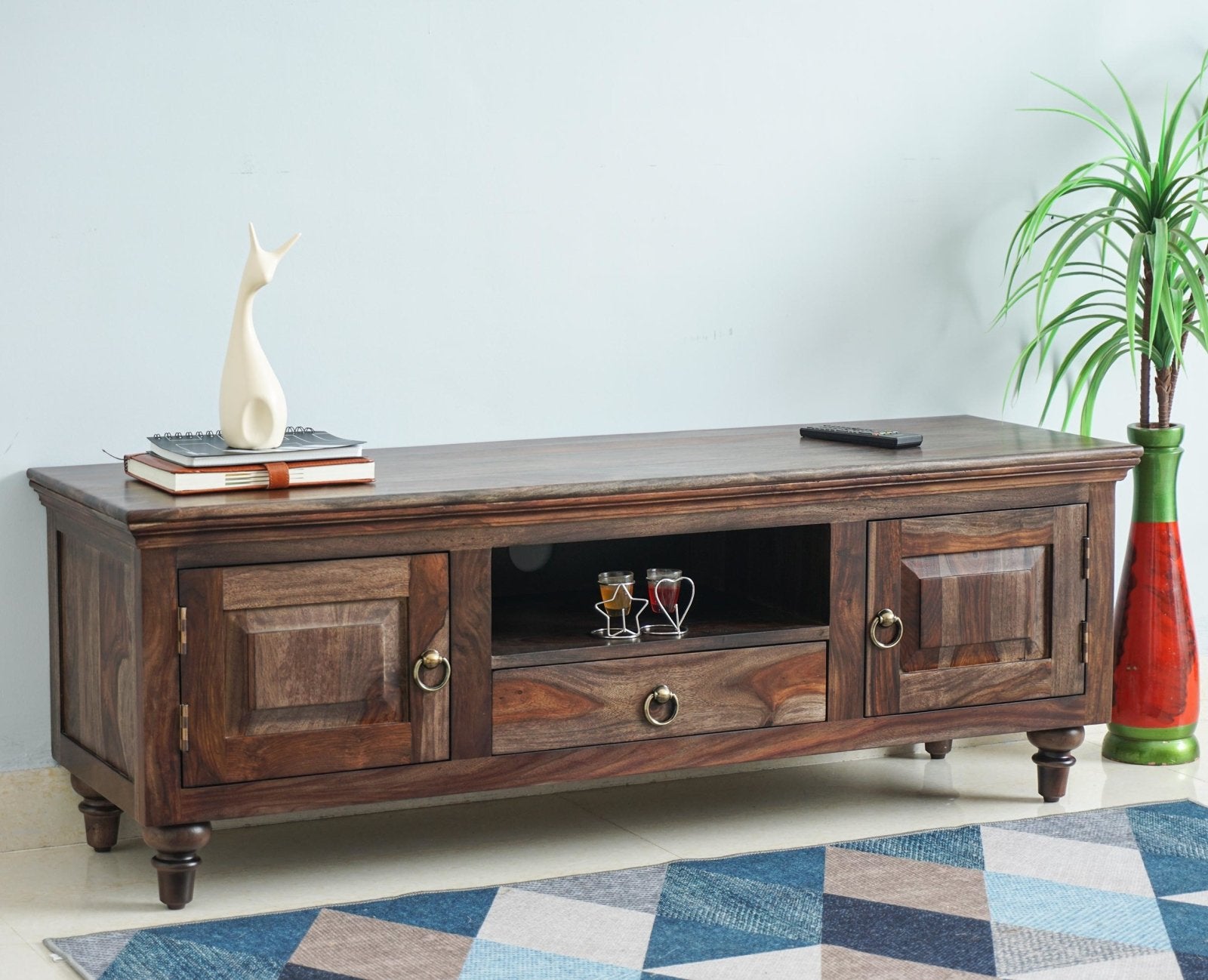 Belgium Entertainment Unit Tv Cabinet Two Door