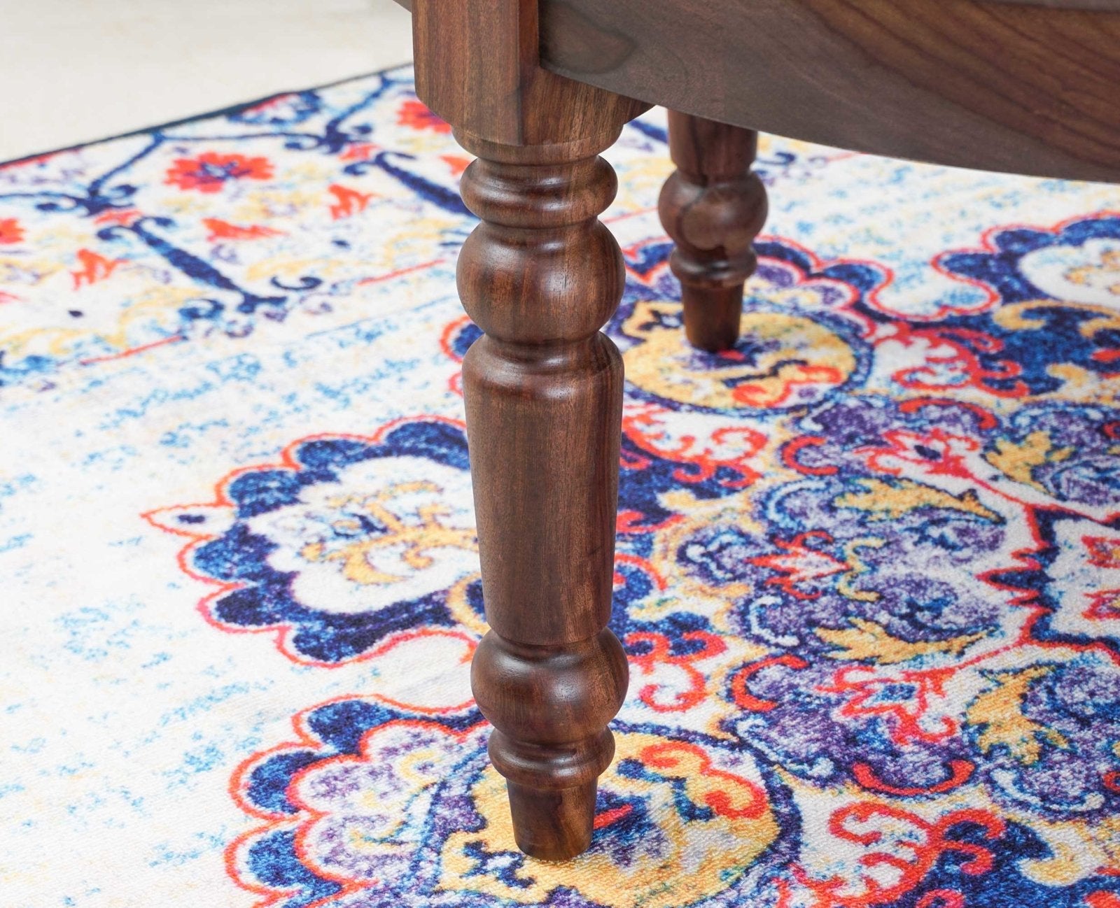 Belgium Sheesham Wood Round Coffee Table
