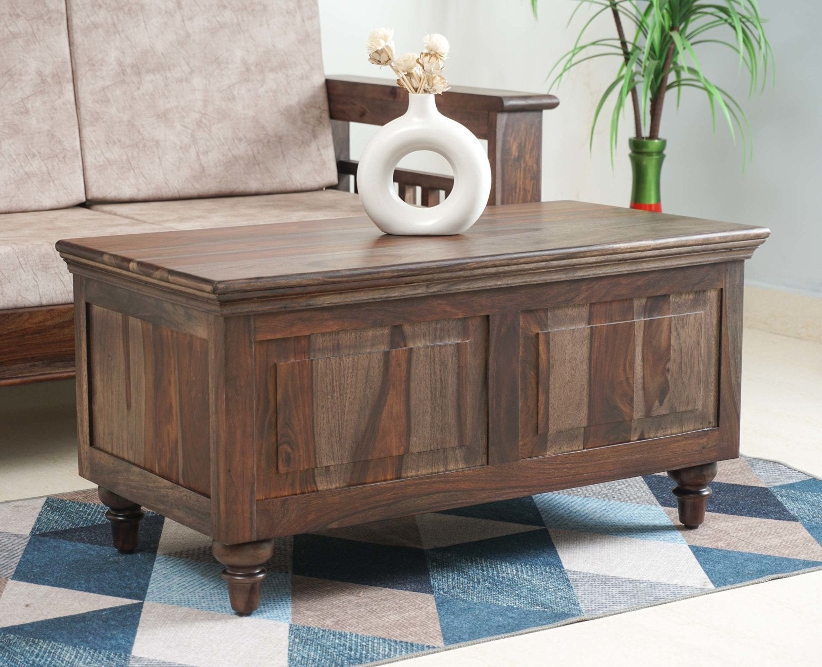 Buy Online Belgium Solid Wood Trunk Box