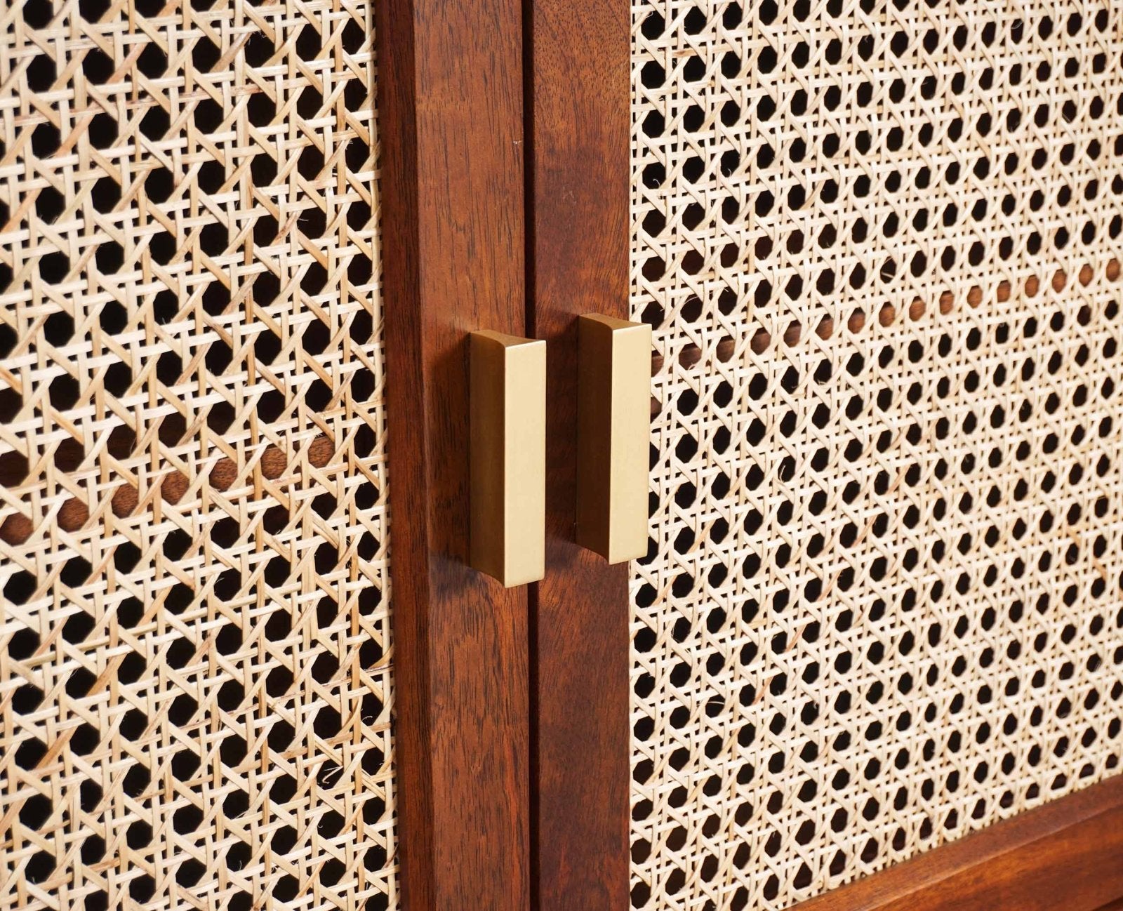 Buy Boston Solid Wood Rattan Cane Two Door Sidebaord Cabinet