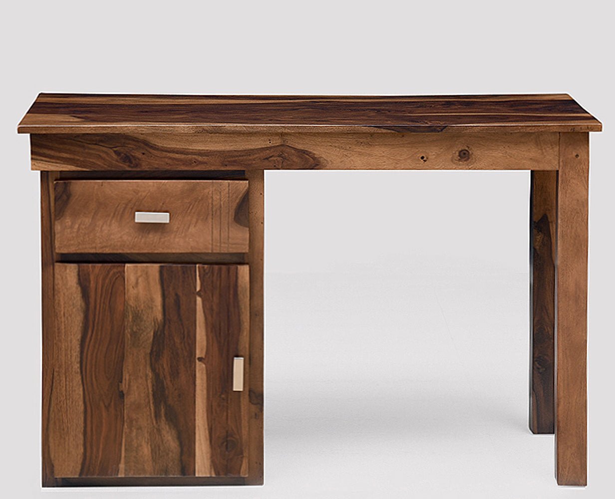 Buy Solid Wood Writing Study Table, Study Laptop Desk with Drawer ...
