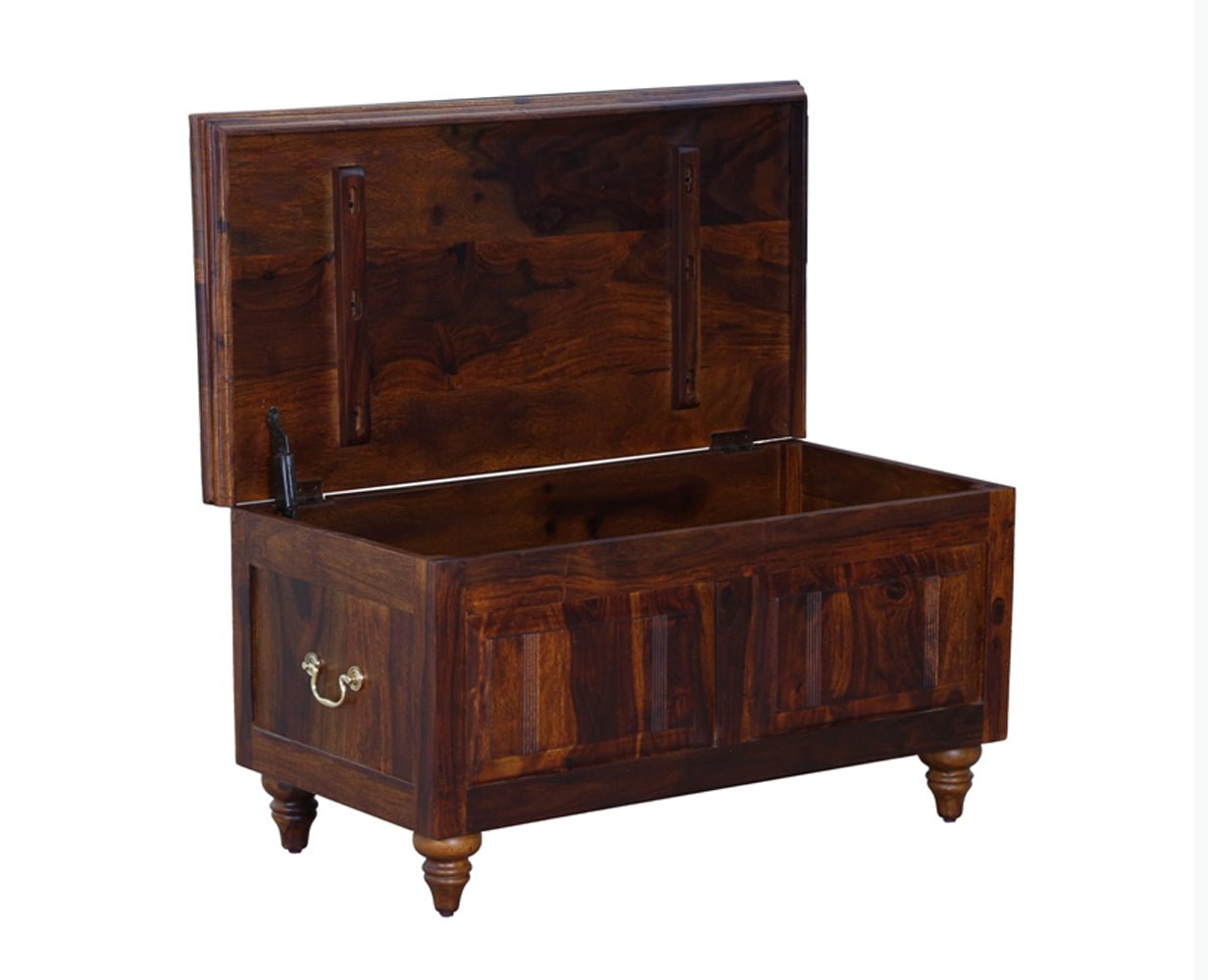 Buy Calgary Solid Wood Trunk Box Online on Furniselan