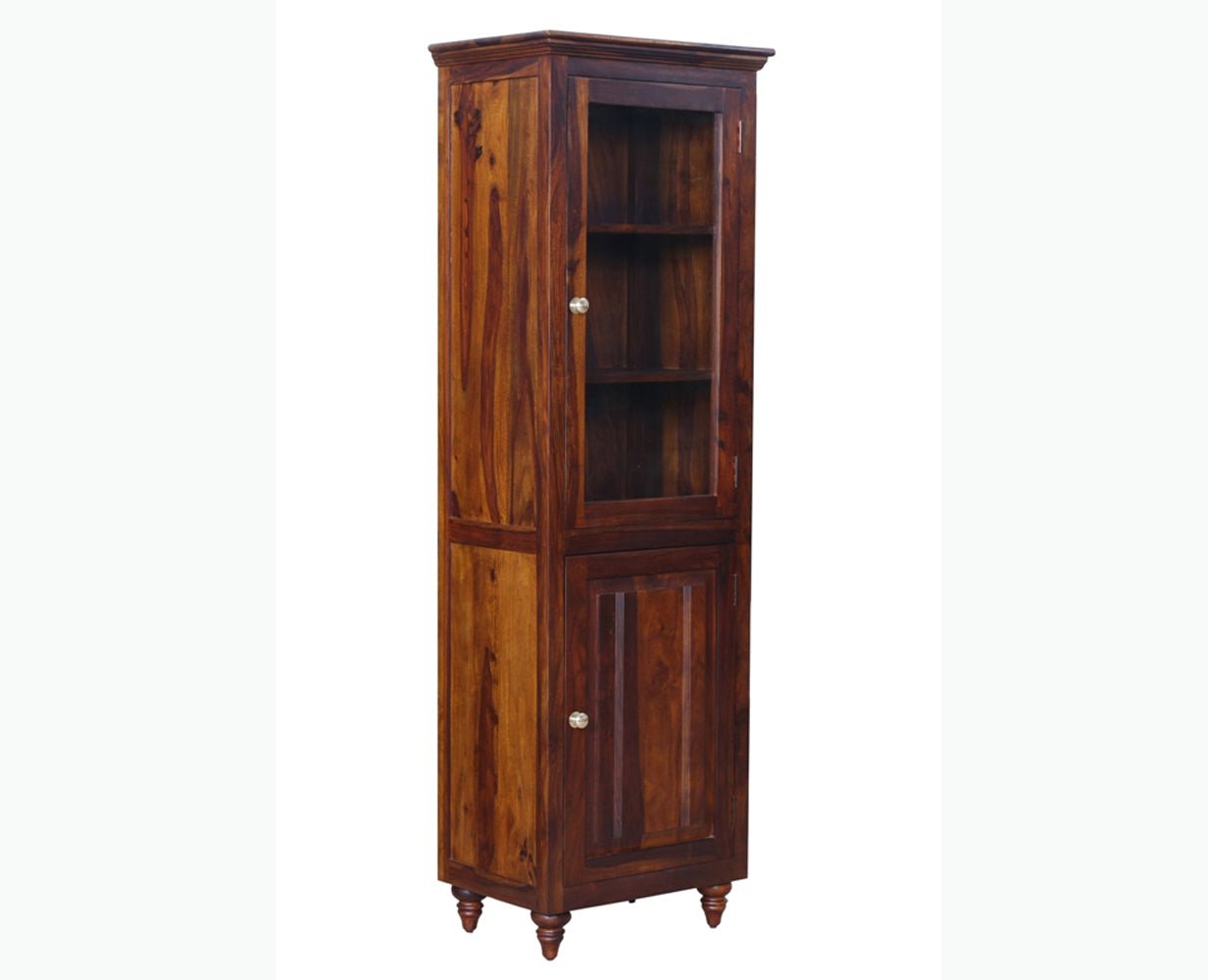 Buy Calgary Solid Wood Two Door Book Case Online on Furniselan