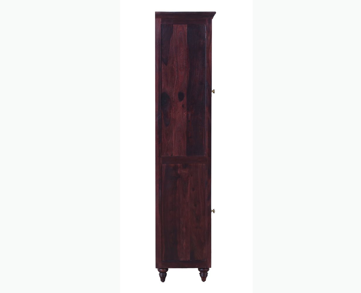 Buy Calgary Solid Wood Two Door Book Case Online on Furniselan
