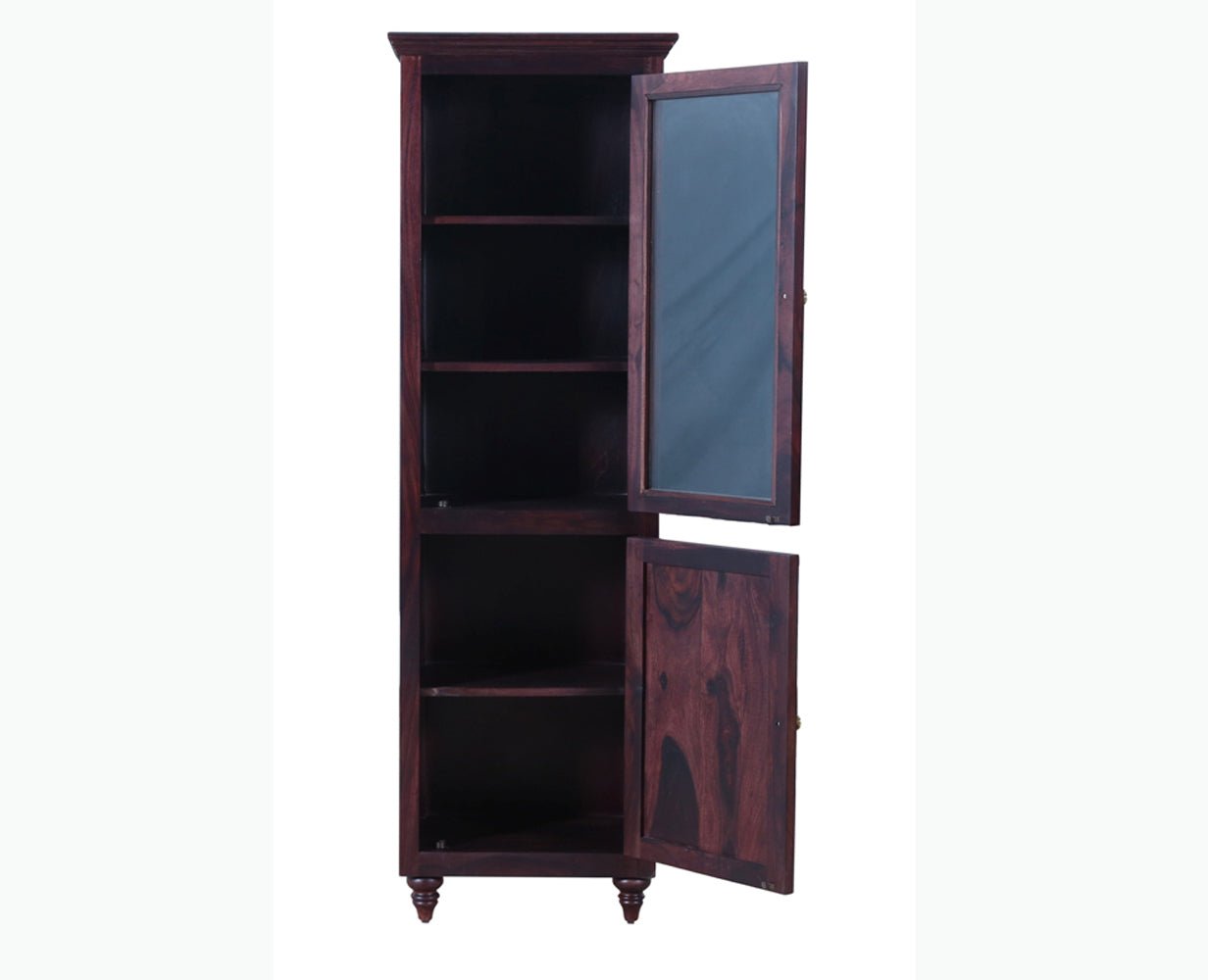 Buy Calgary Solid Wood Two Door Book Case Online on Furniselan
