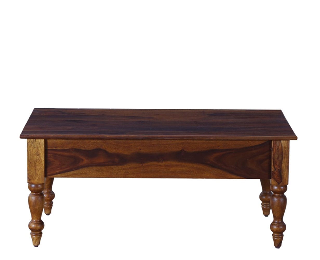 Buy Calgary Solid Wood Two Drawer Coffee Table Online on Furniselan