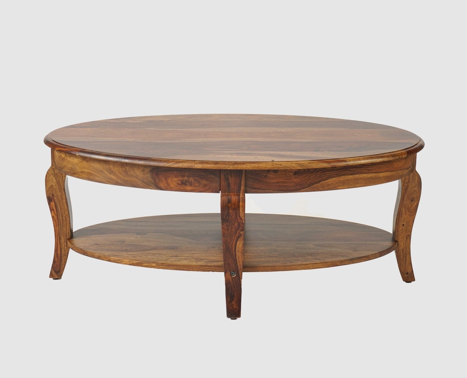 Buy Online Denmark Sheesham Wood Oval Coffee Table
