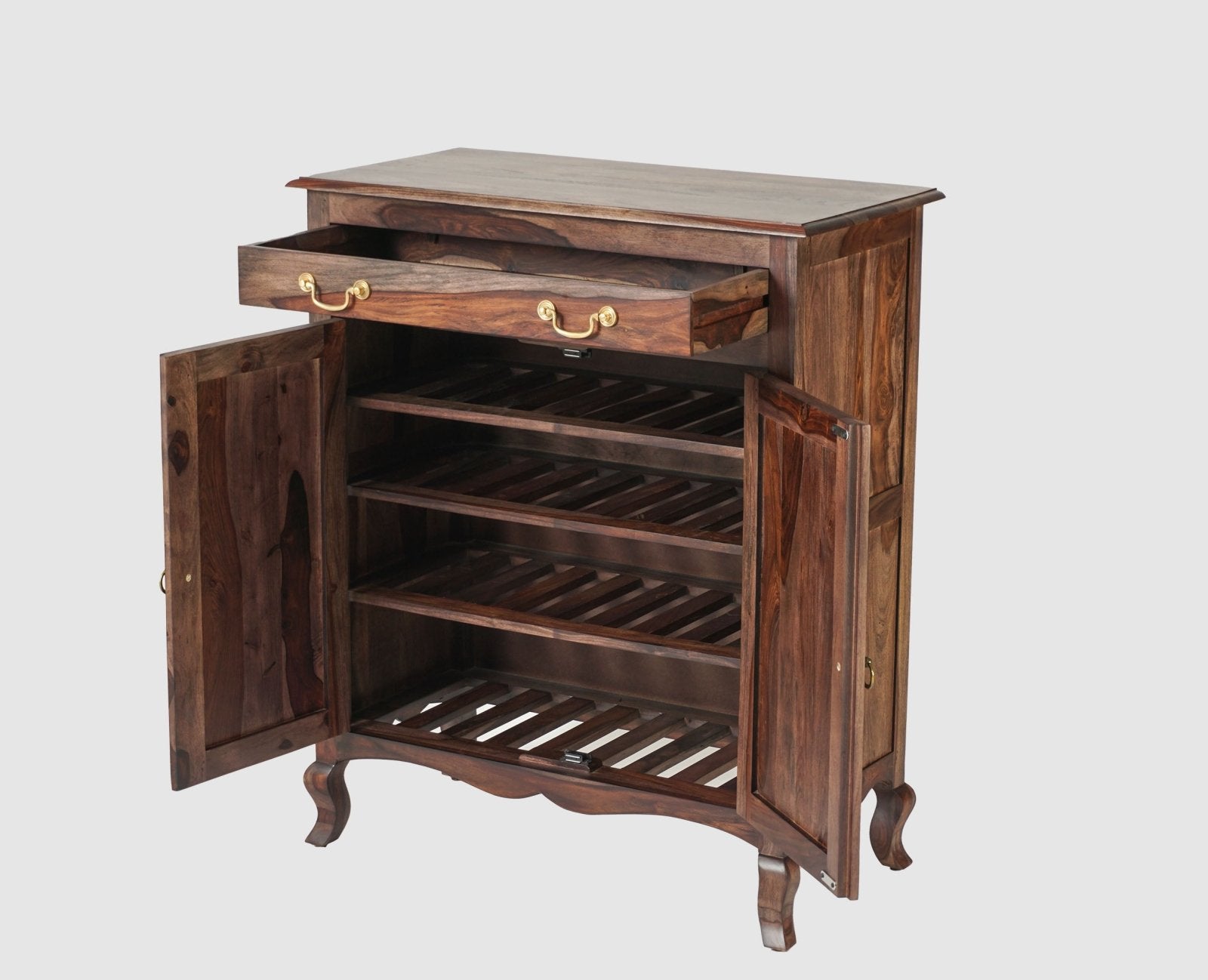 Denmark Sheesham Wood Shoe Rack