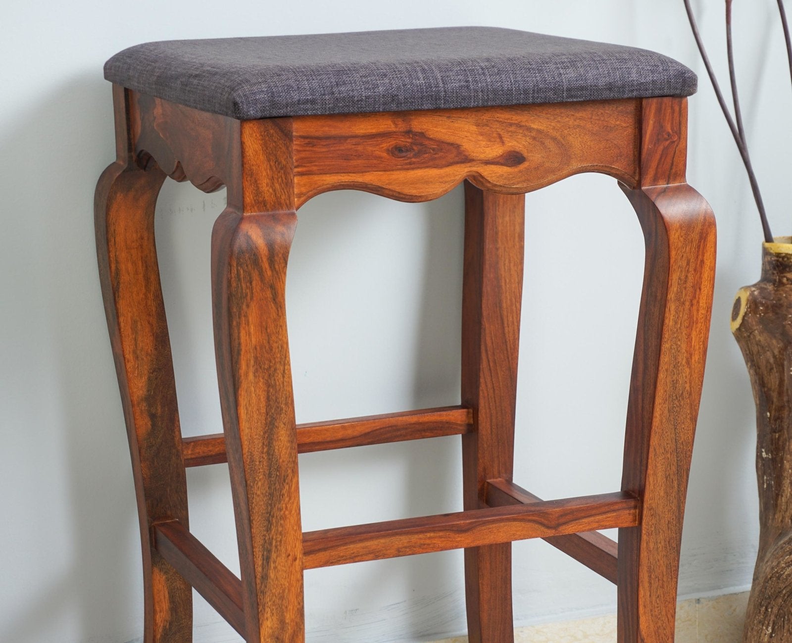 Denmark Solid Wood Bar Stool