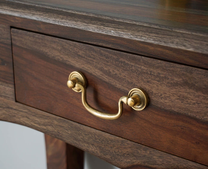 Denmark Solid Wood Dressing Table With Wall Hang Mirror