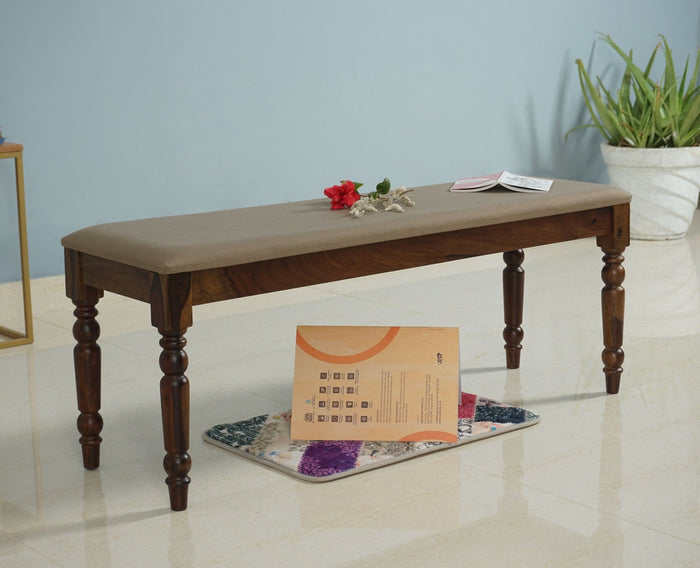 Buy Sheesham Wood 3 Seater Dining Bench for Living Room Online on ... Buy Sheesham Wood 3 Seater Dining Bench for Living Room Online on ...