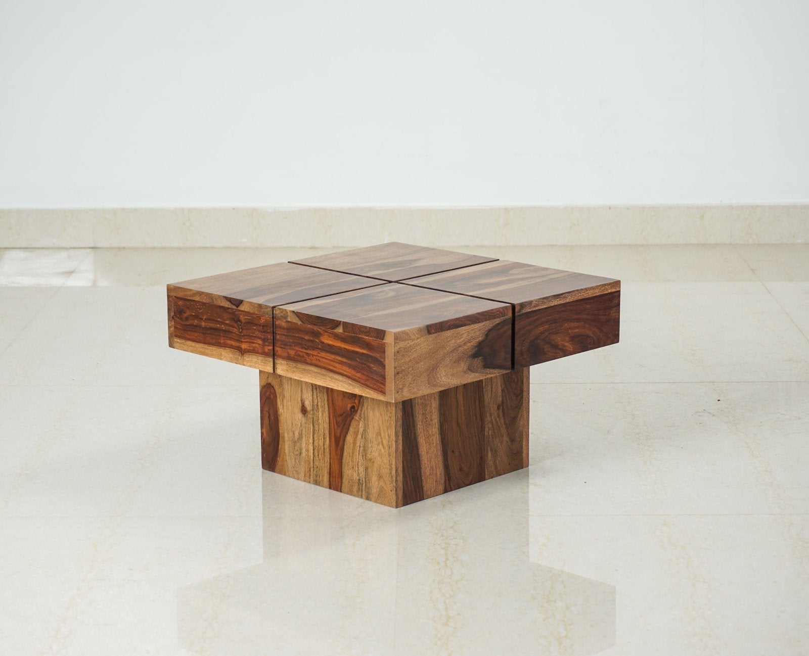 Buy Sheesham Wood Squre Side Table Online on Furniselan