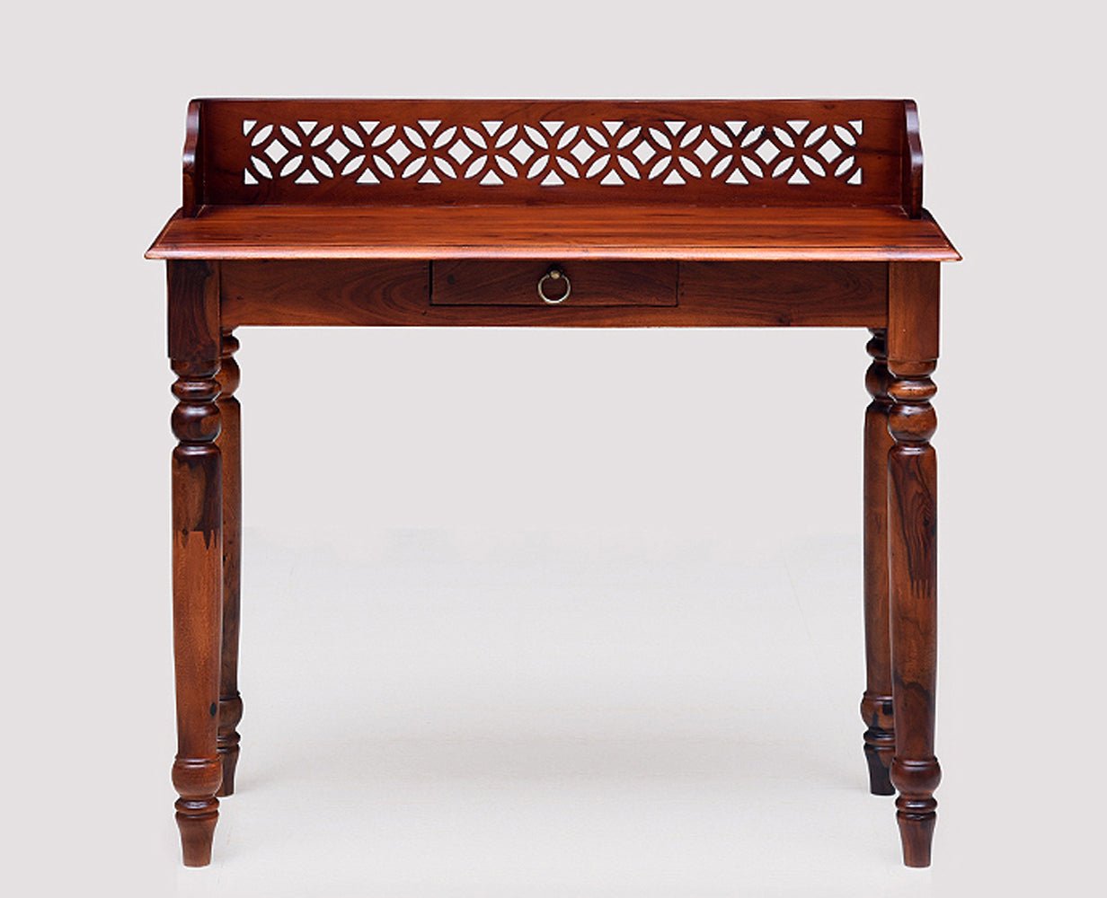 Buy Solid Wood Study Table with One Drawer Online on Furniselan