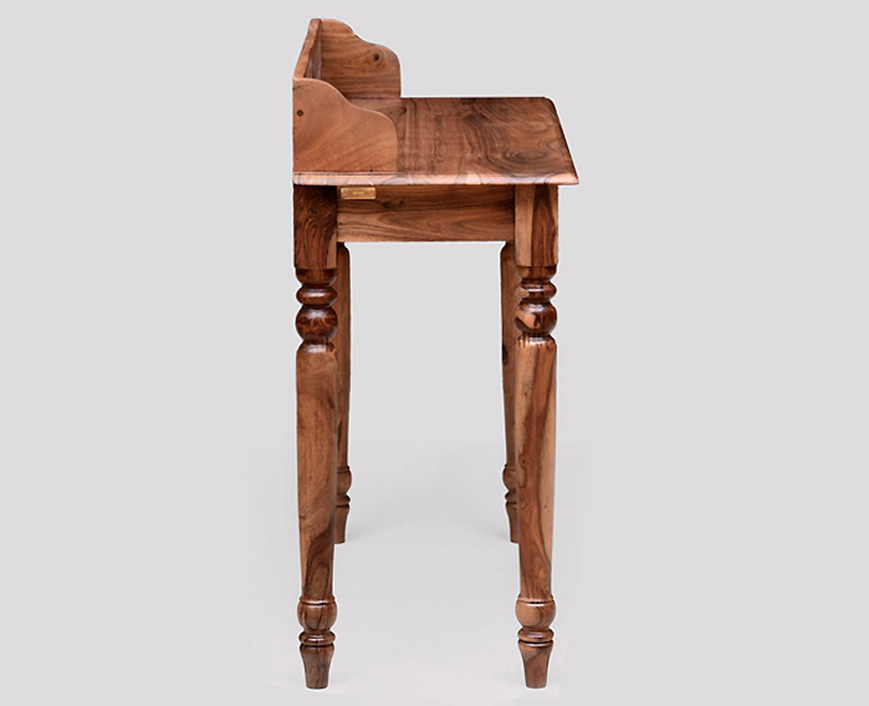 Buy Solid Wood Study Table with One Drawer Online on Furniselan