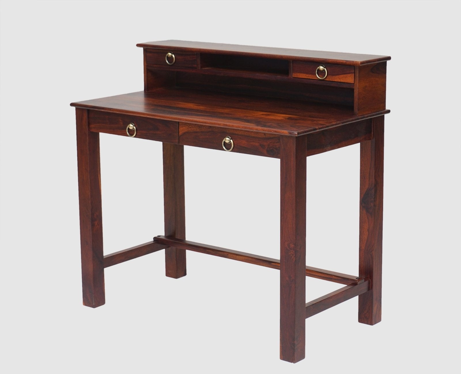 Buy Solid Wood Study Table with Four Drawer Online on Furniselan