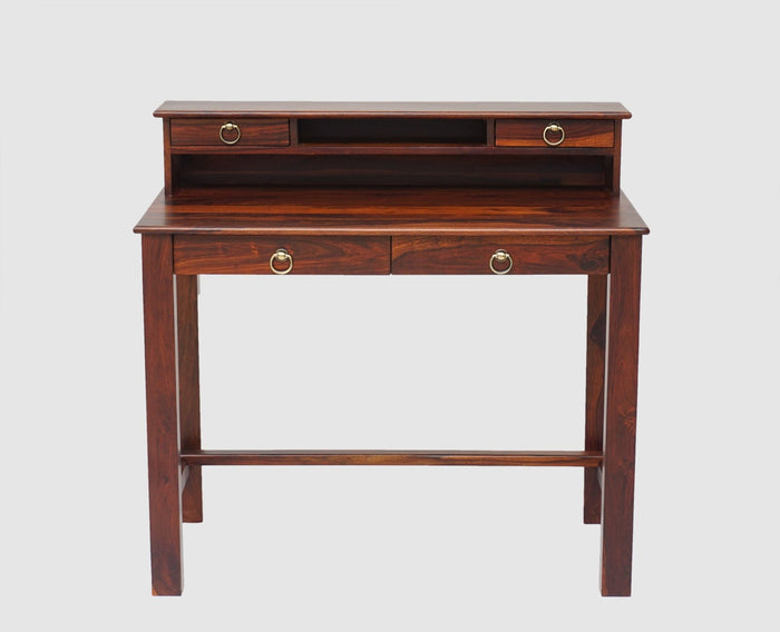 Buy Solid Wood Study Table with Four Drawer Online on Furniselan