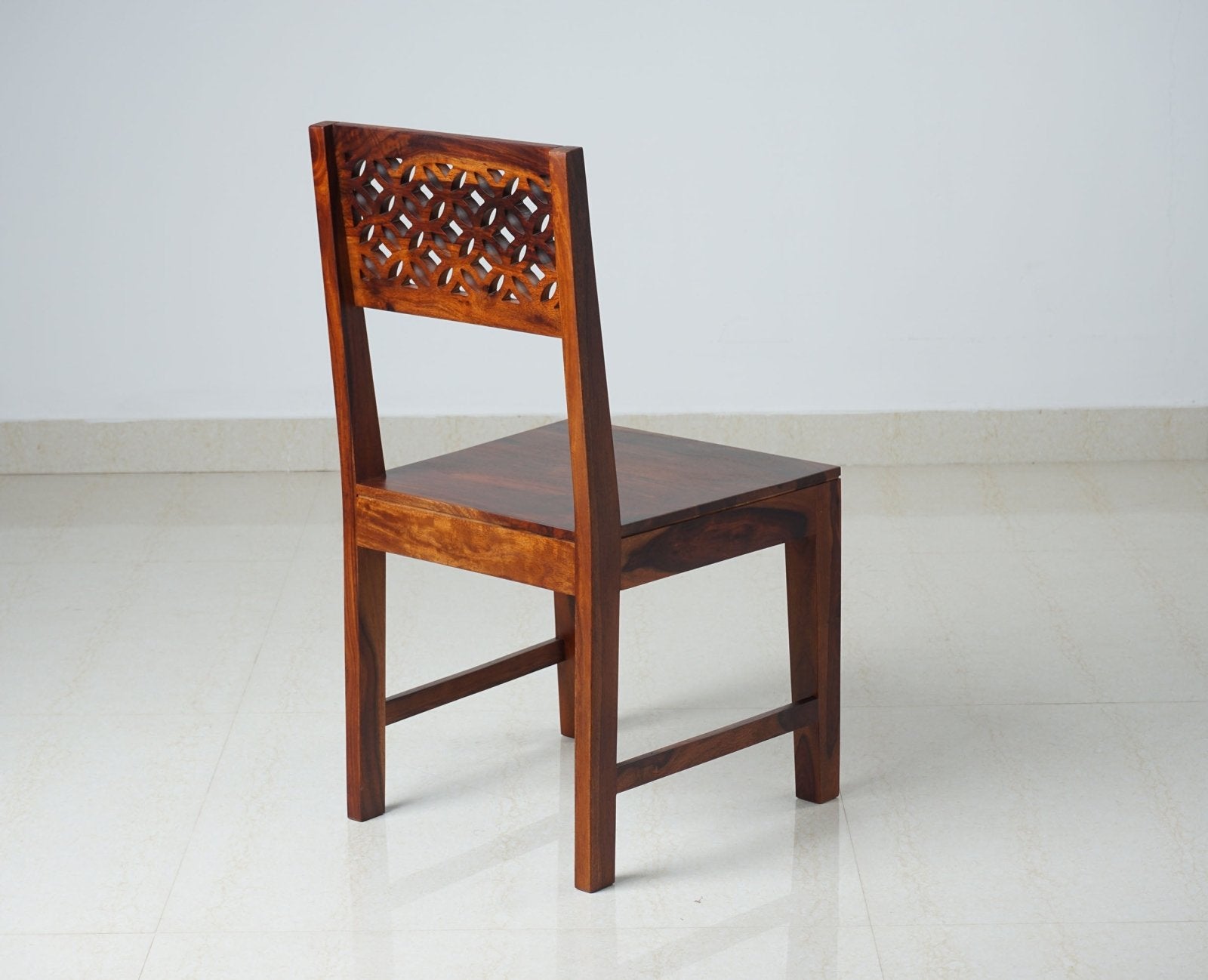 Buy Solid Wood 6 Seater Square Dining Table Set with 6 Chair for Dining ...