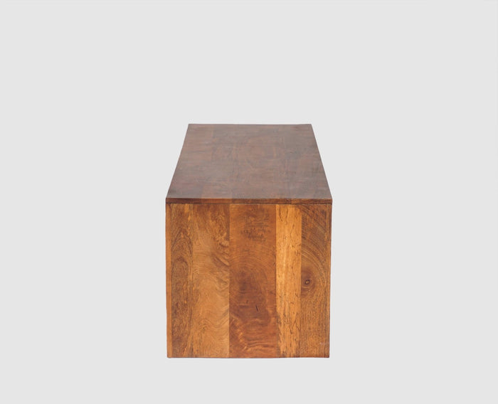 Buy Portugal Solid Wood Coffee Table With Two Stool Online on Furniselan