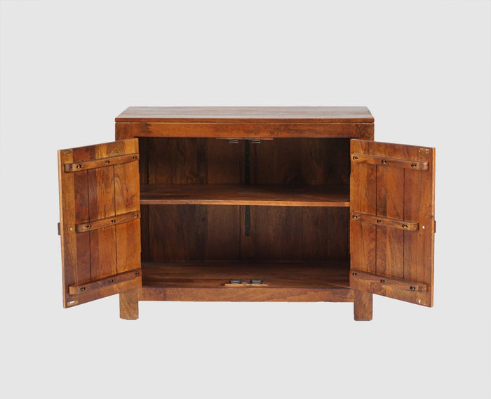 Buy Portugal Solid Wood Two Door Cabinet Online on Furniselan