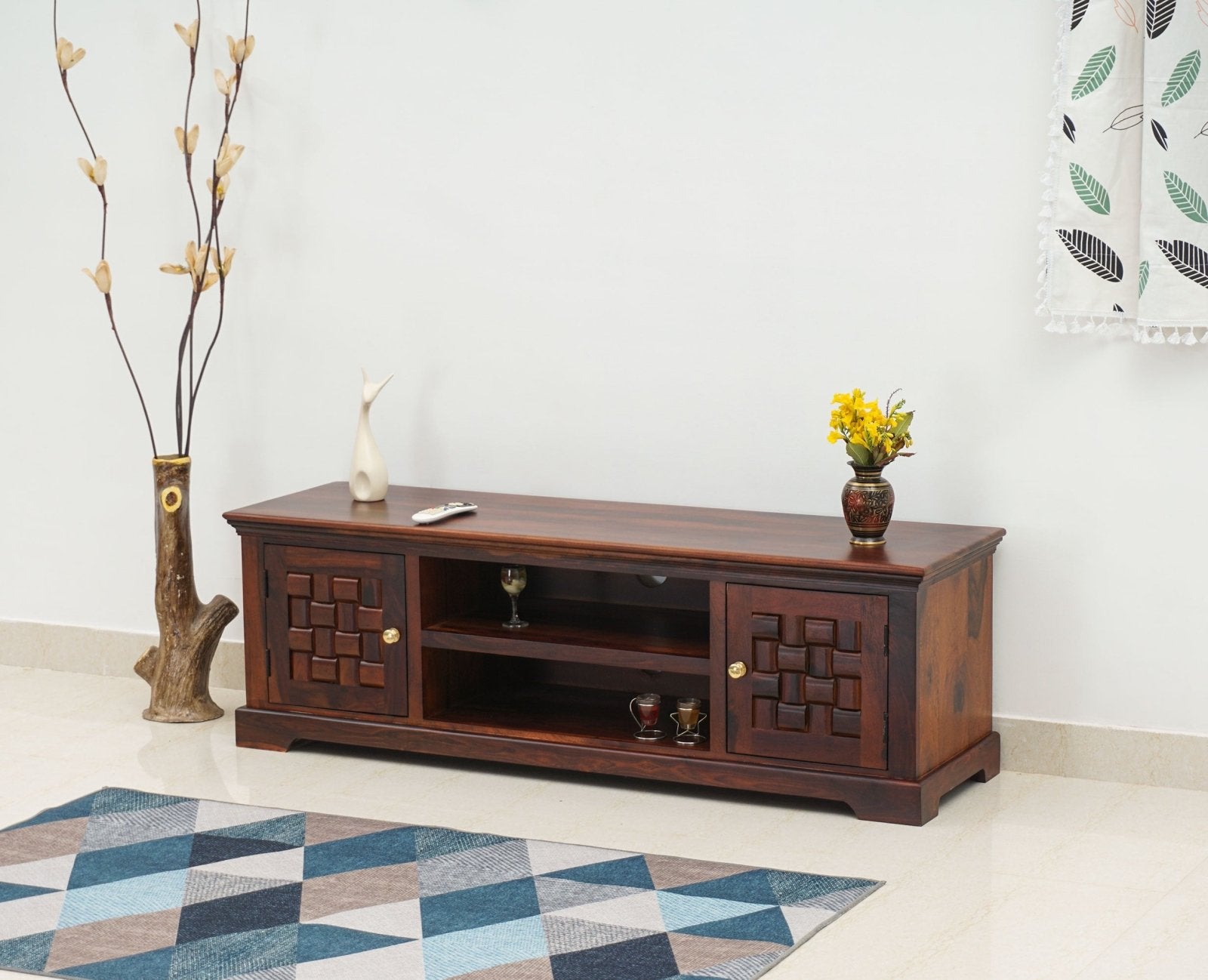Buy Online 50% Off wooden Two Door TV Cabinet | Furniselan
