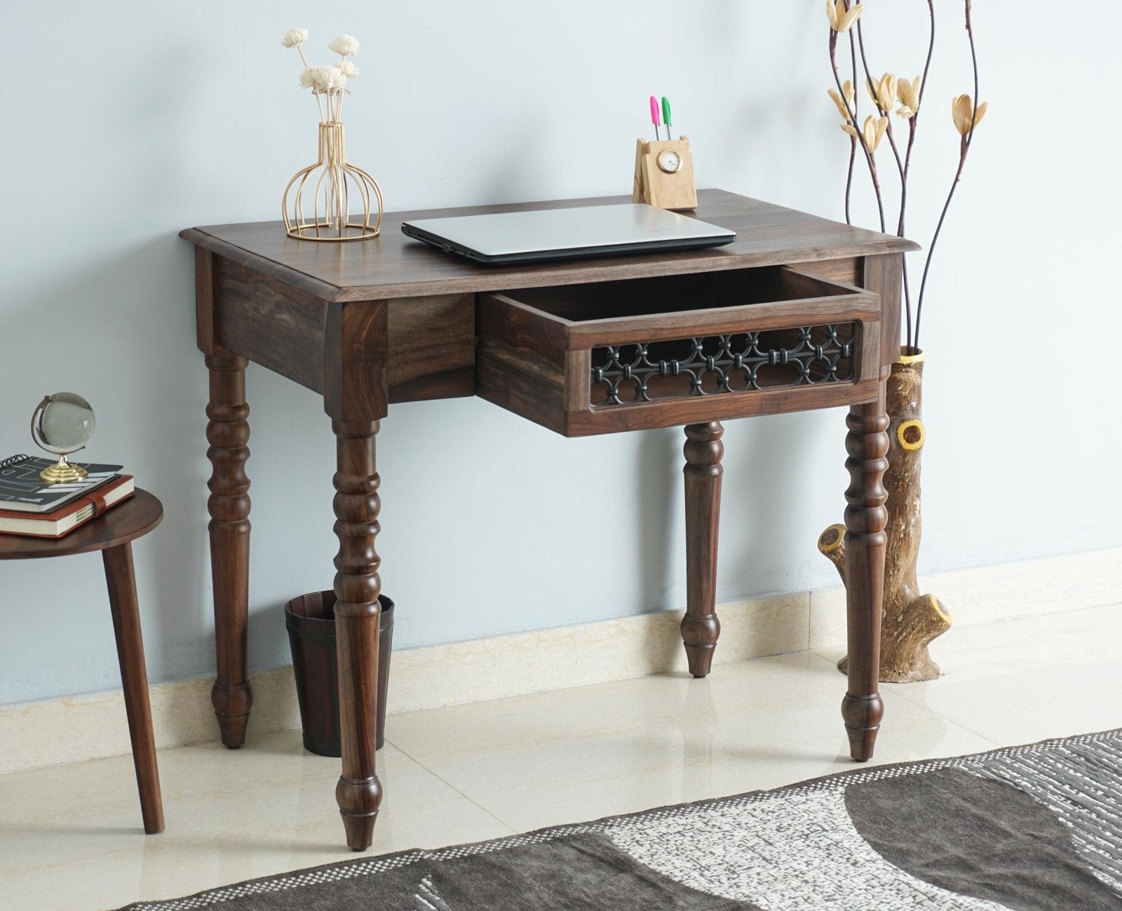 Sweden Sheesham Wood Study Laptop Table