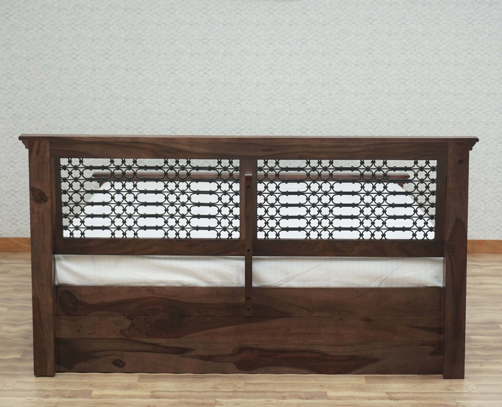 Sweden Solid Wood Queen Size Bed with Box Storage